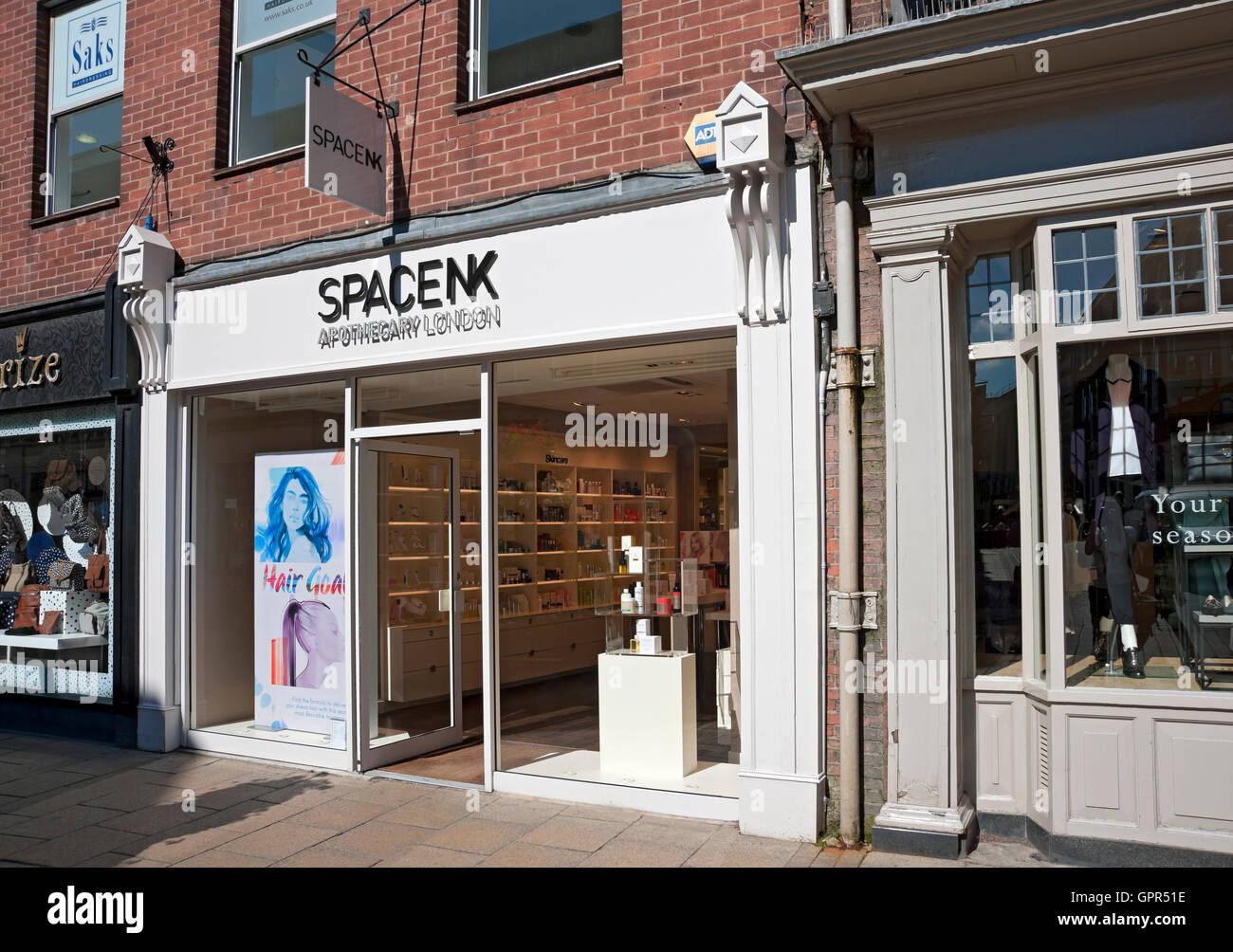 Space NK shop store exterior in the town city centre York North ...