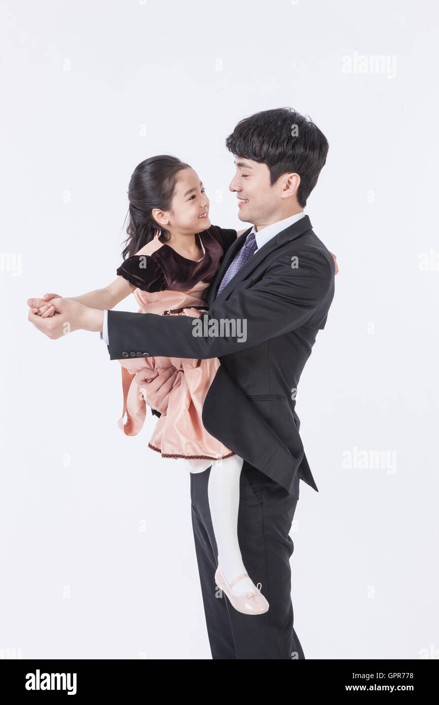 Father hugging his daughter hi-res stock photography and images - Alamy