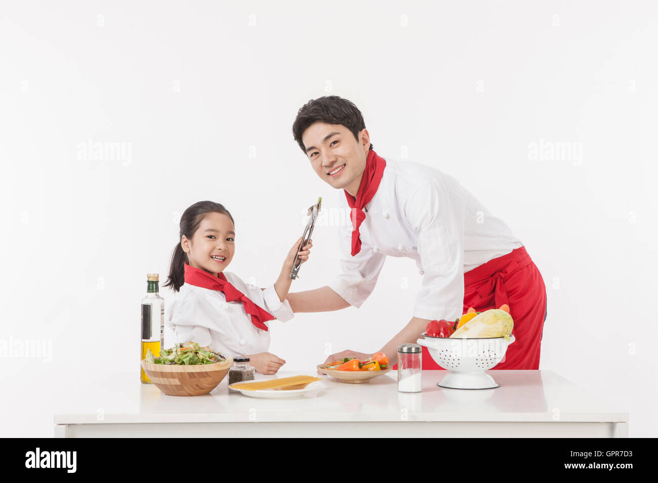 Teaching cooking hi-res stock photography and images - Alamy