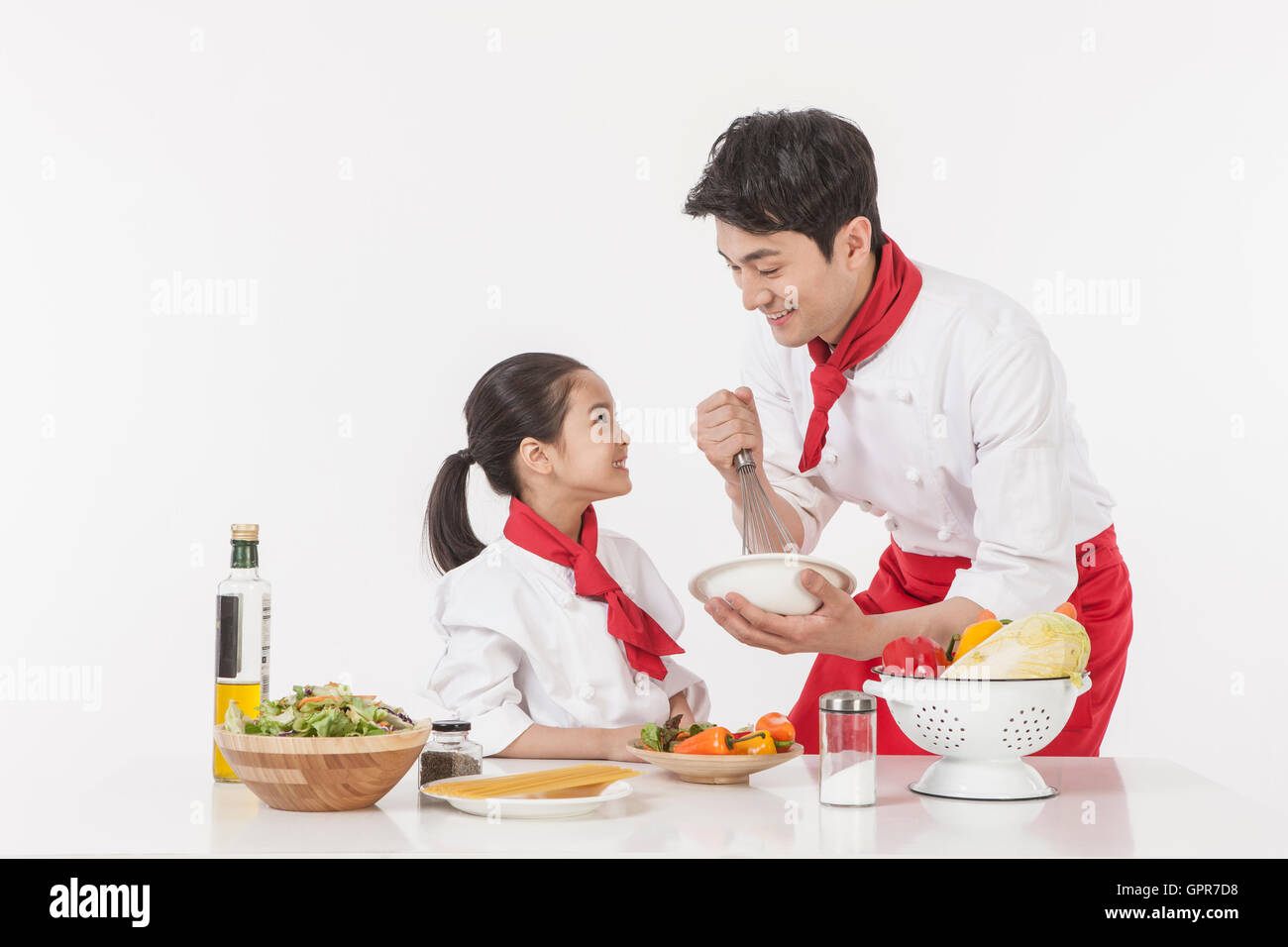 Teaching cooking hi-res stock photography and images - Alamy