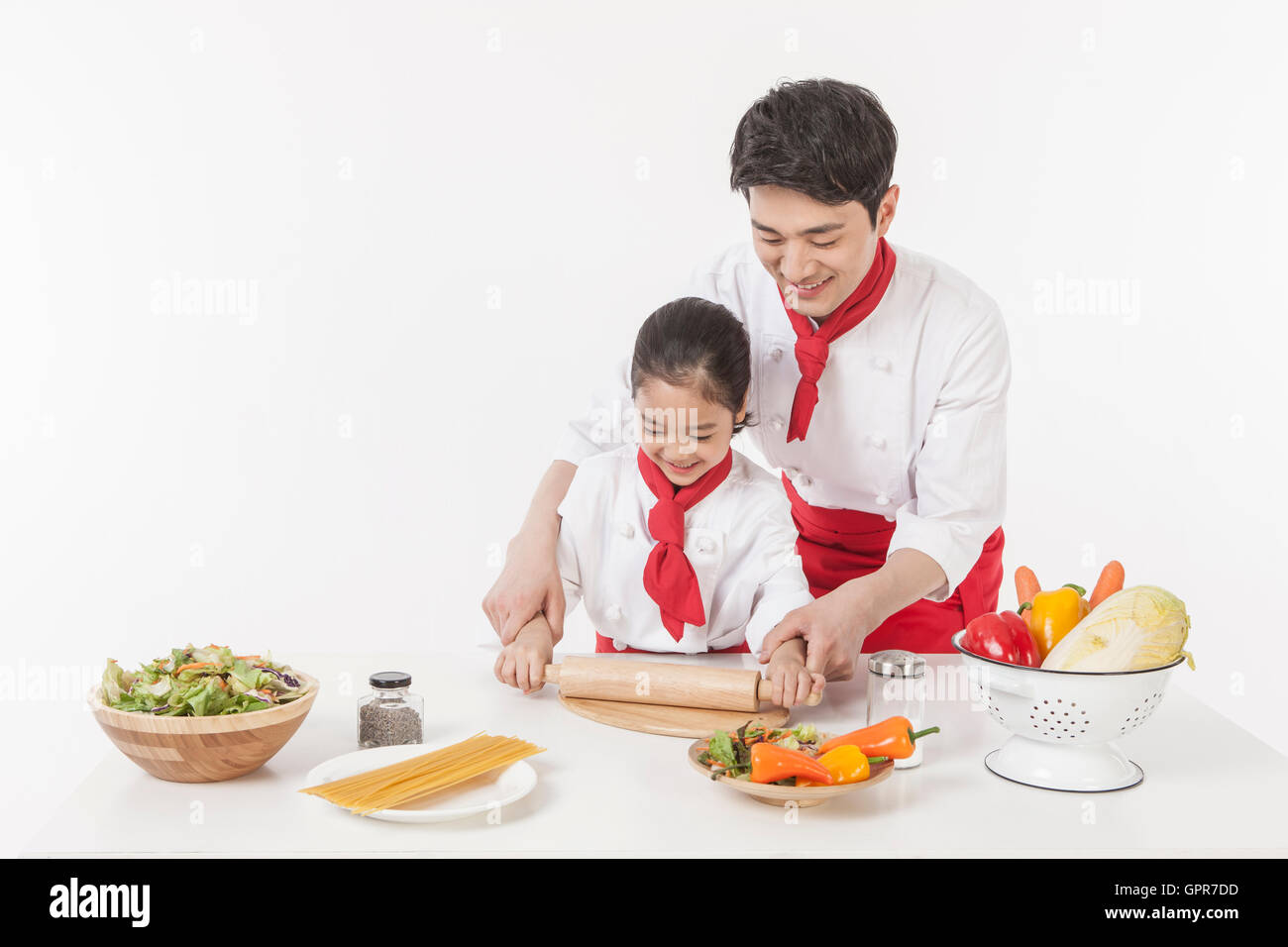 Teaching cooking hi-res stock photography and images - Alamy