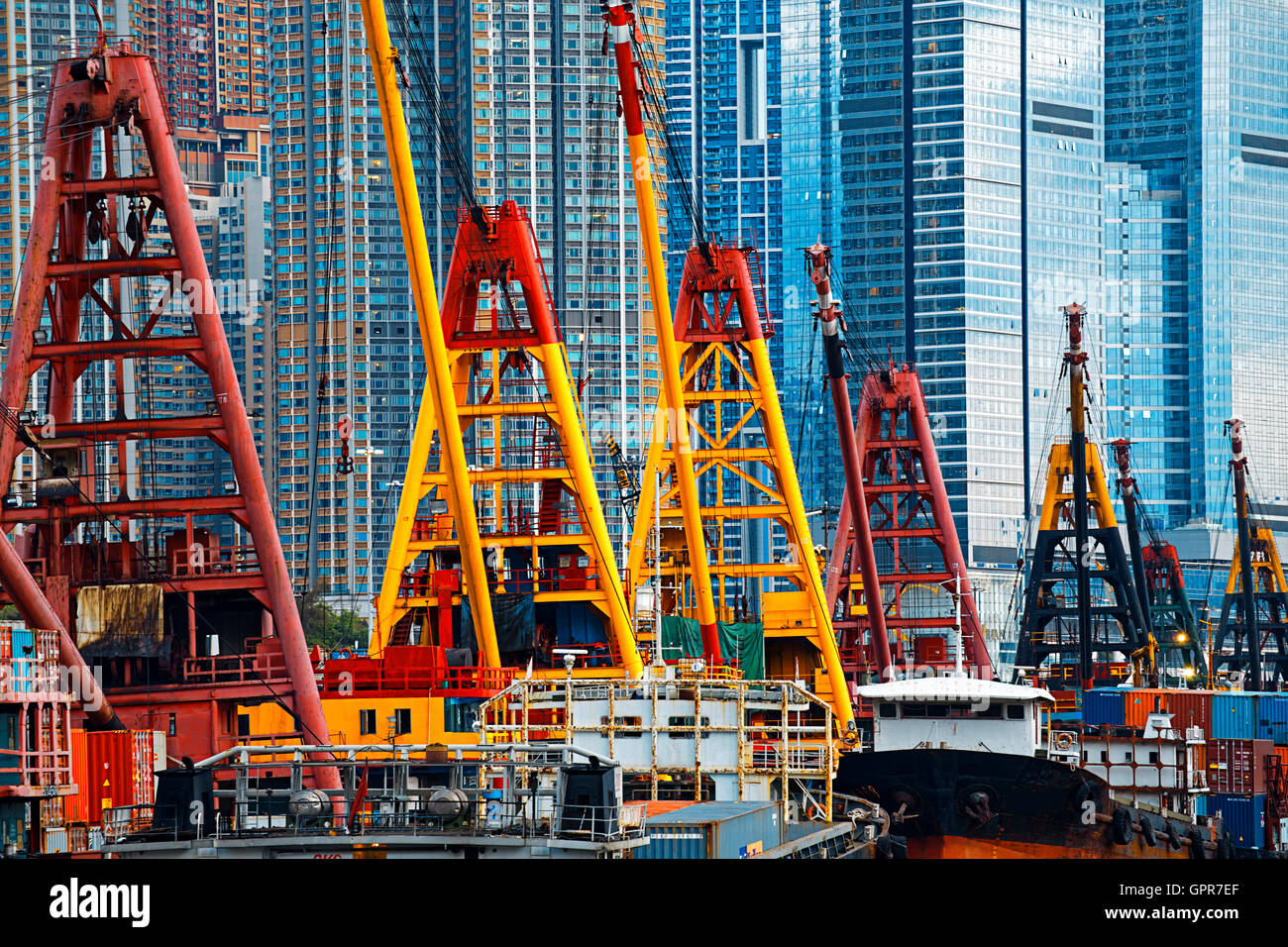 International Commerce Center ICC Building Kowloon Hong Kong Harbor ...