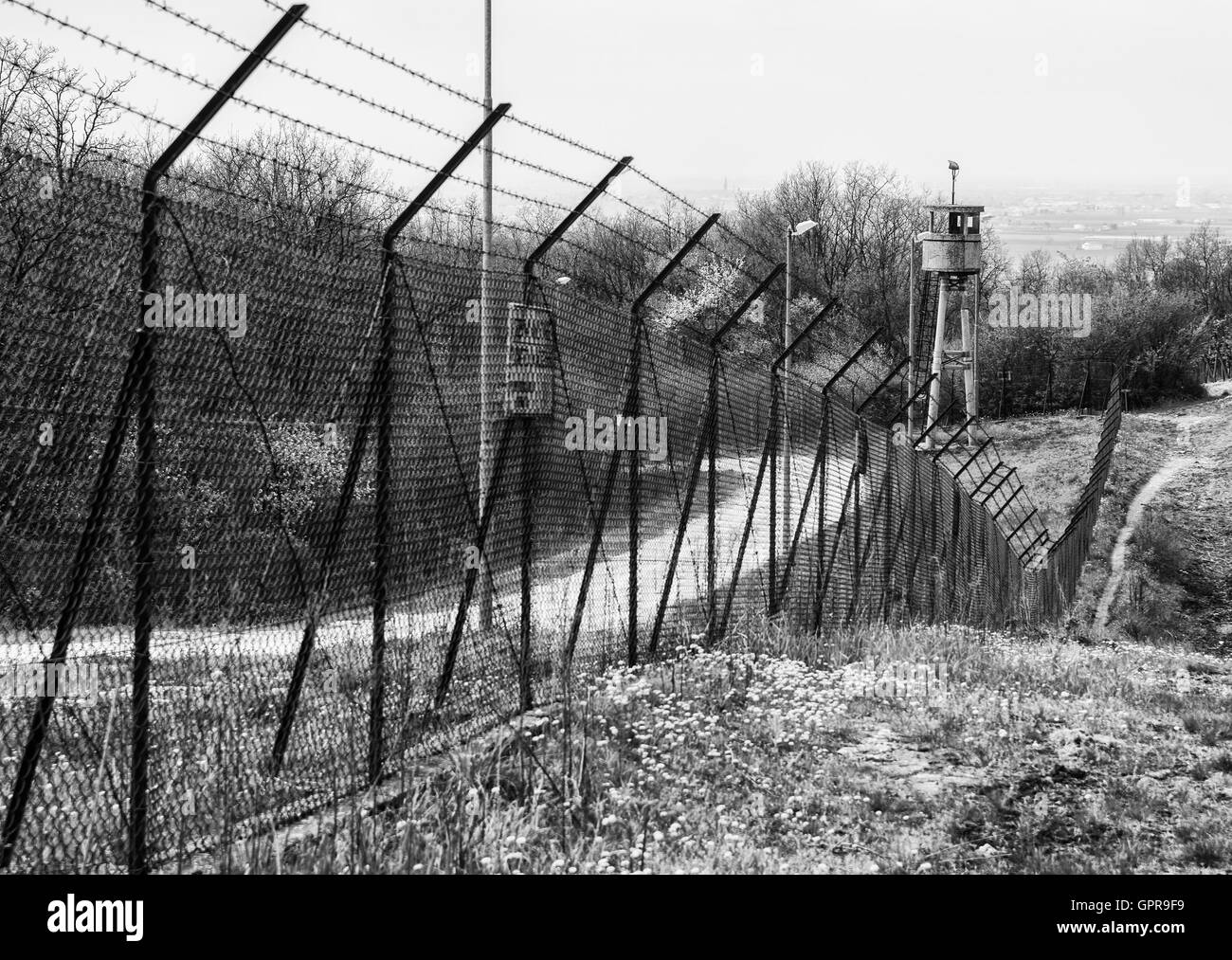 Wwii german observation tower Black and White Stock Photos & Images - Alamy