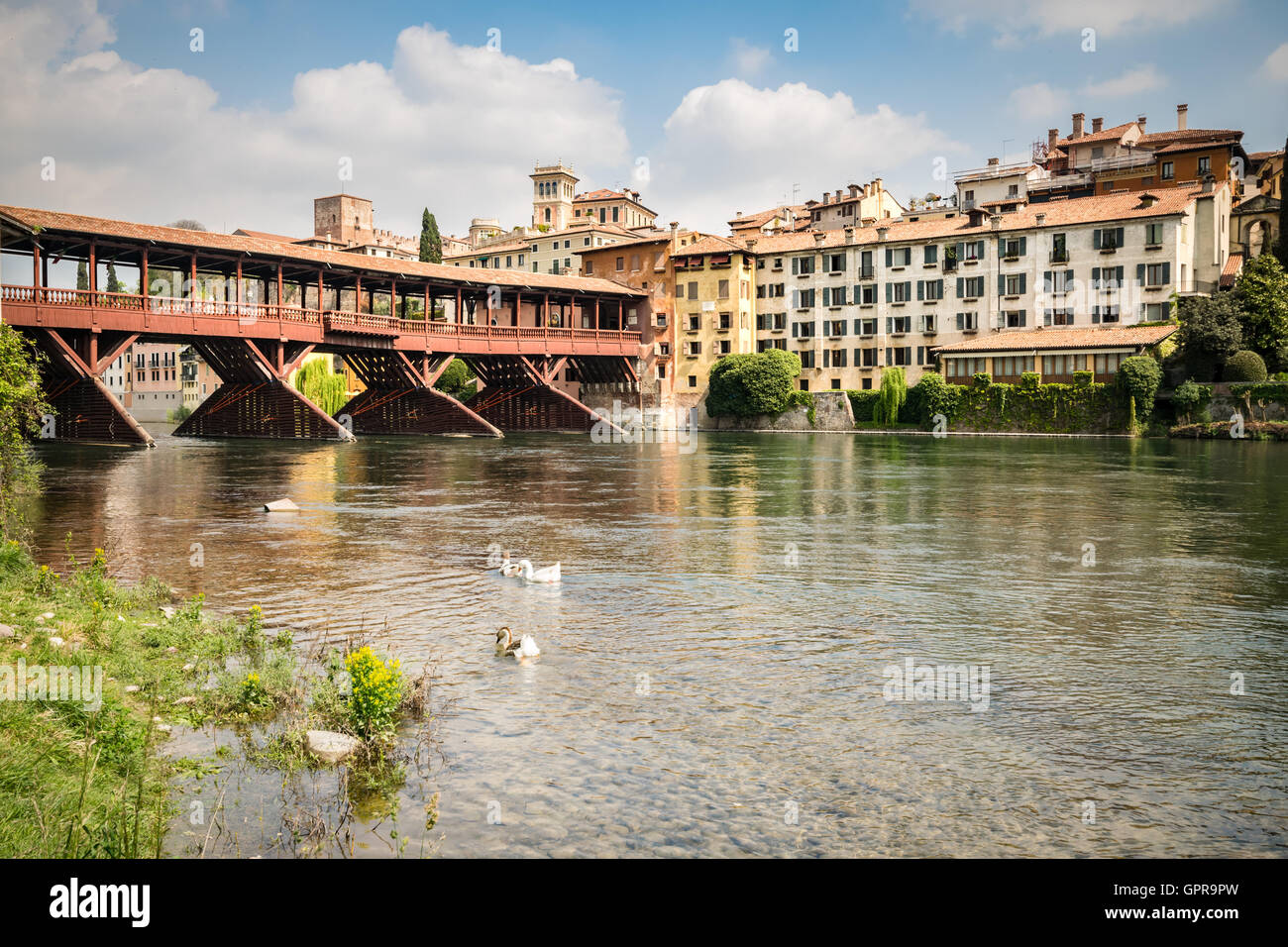 Old bridge called bassano bridge hi-res stock photography and images ...