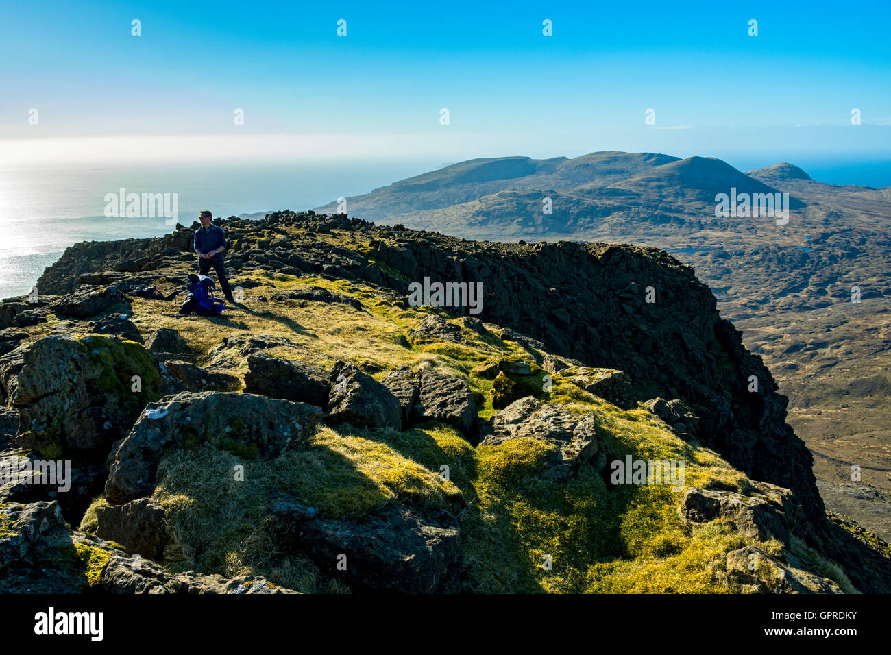Cuillin ridge hike hi-res stock photography and images - Alamy