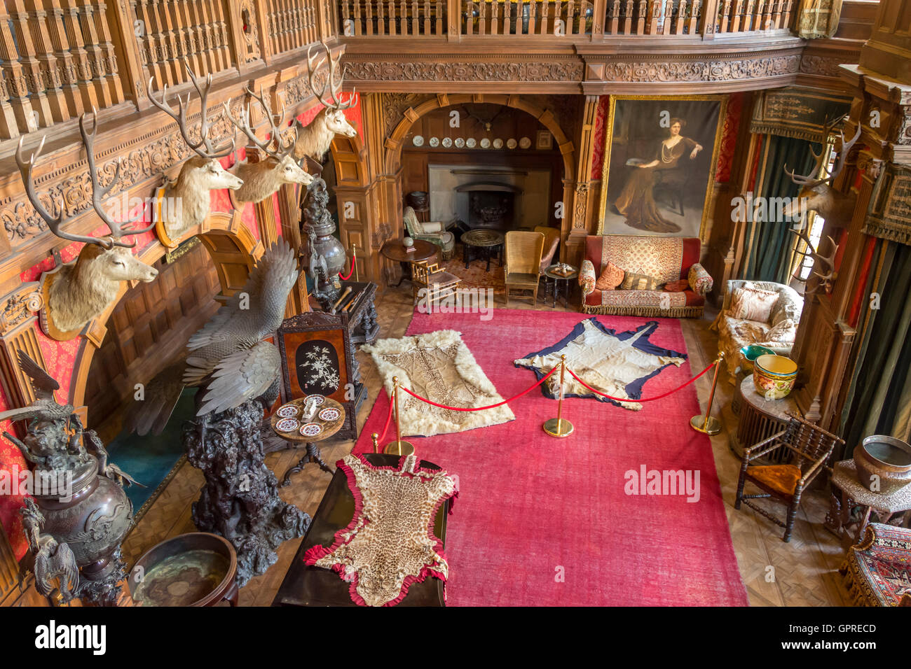 Kinloch castle hall hi-res stock photography and images - Alamy