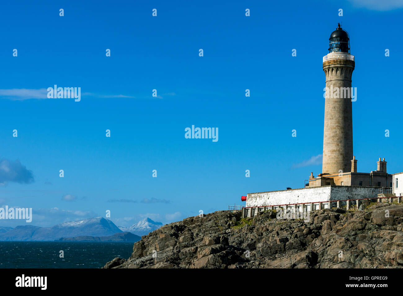 The Ardnamurchan Point lighthouse, Scotland, UK. Built in 1849 and ...