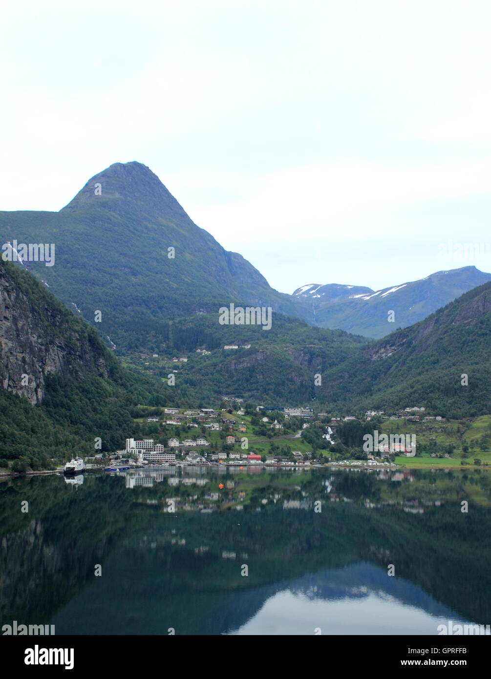 View of Geiranger Stock Photo - Alamy