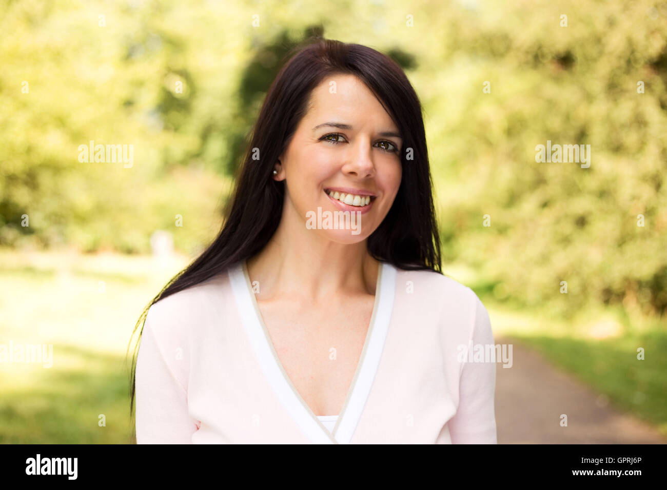 portrait of a young woman Stock Photo - Alamy