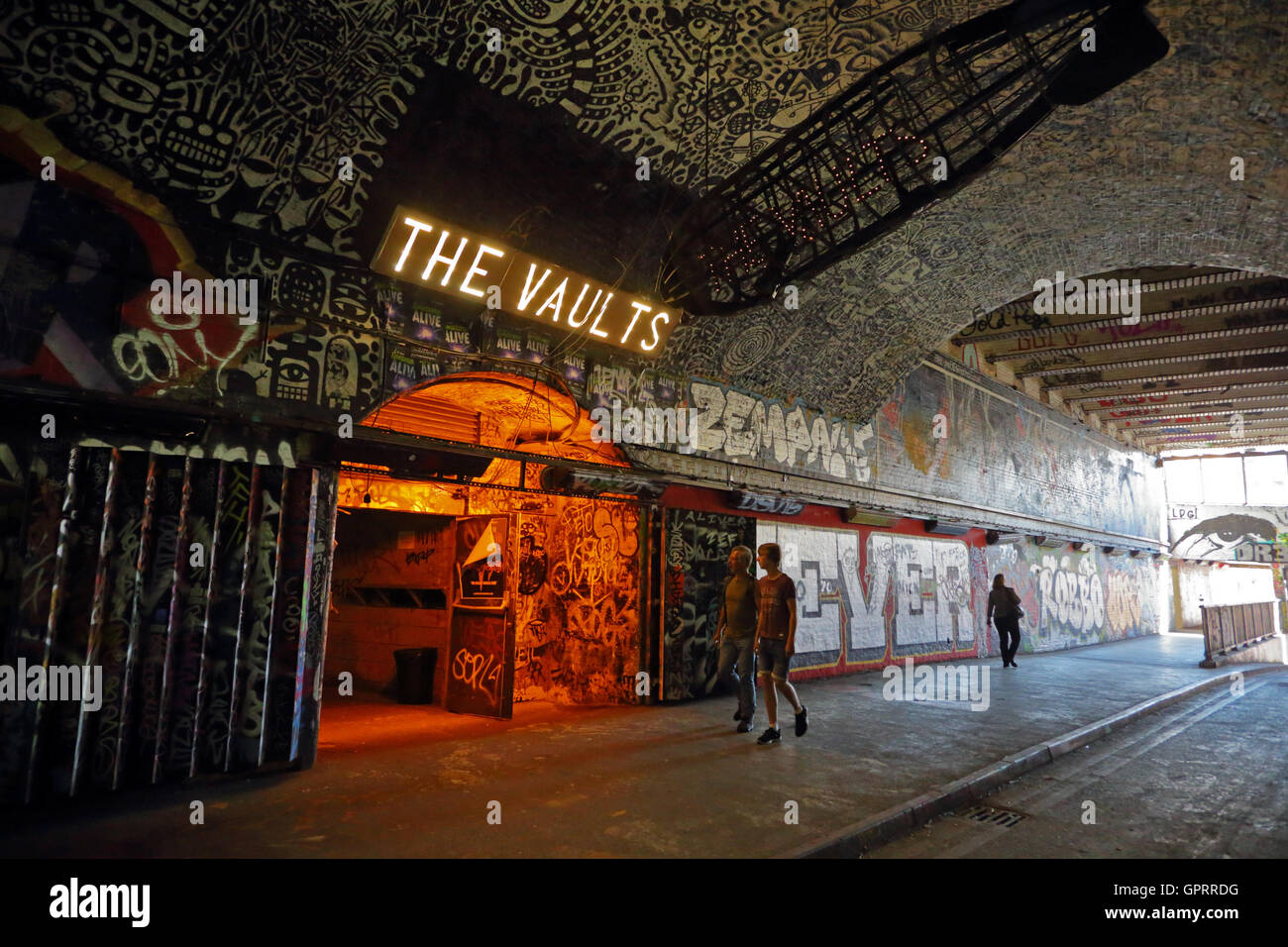 Entrance to The Vaults a multi-disciplinary arts space under Waterloo ...