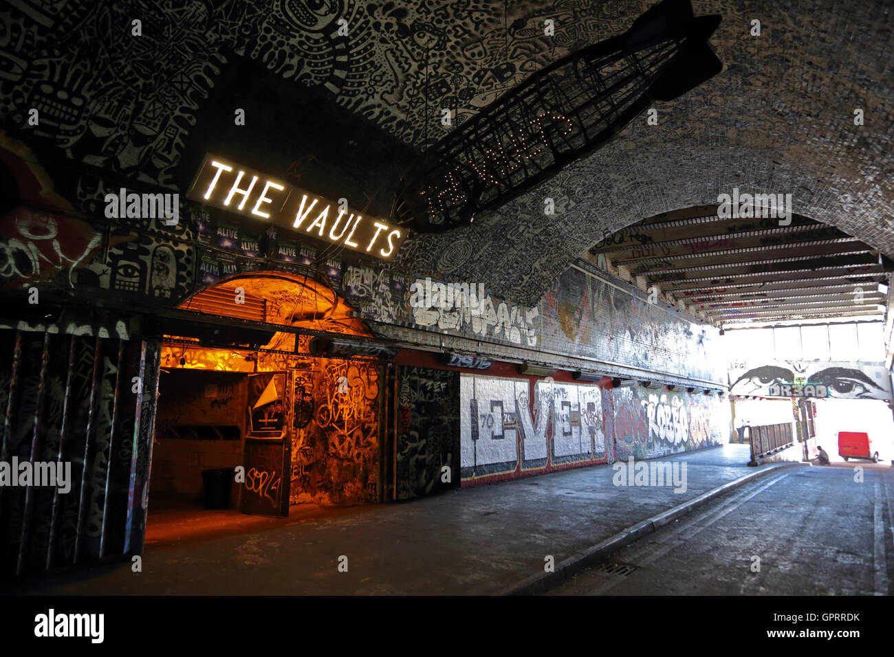 Entrance to The Vaults a multi-disciplinary arts space under Waterloo ...