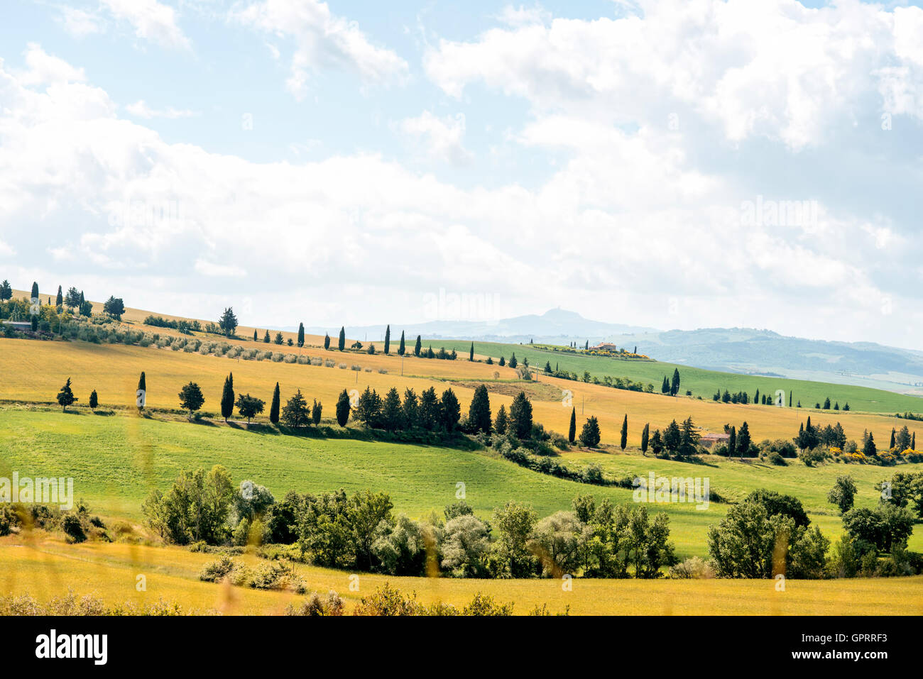 Peaceful tuscan landscape hi-res stock photography and images - Alamy
