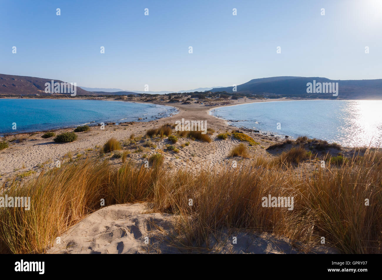 Simos beach in Elafonisos island with its idyllic exotic beaches and ...