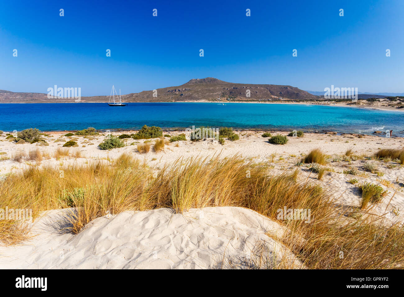 Simos beach in Elafonisos island with its idyllic exotic beaches and ...