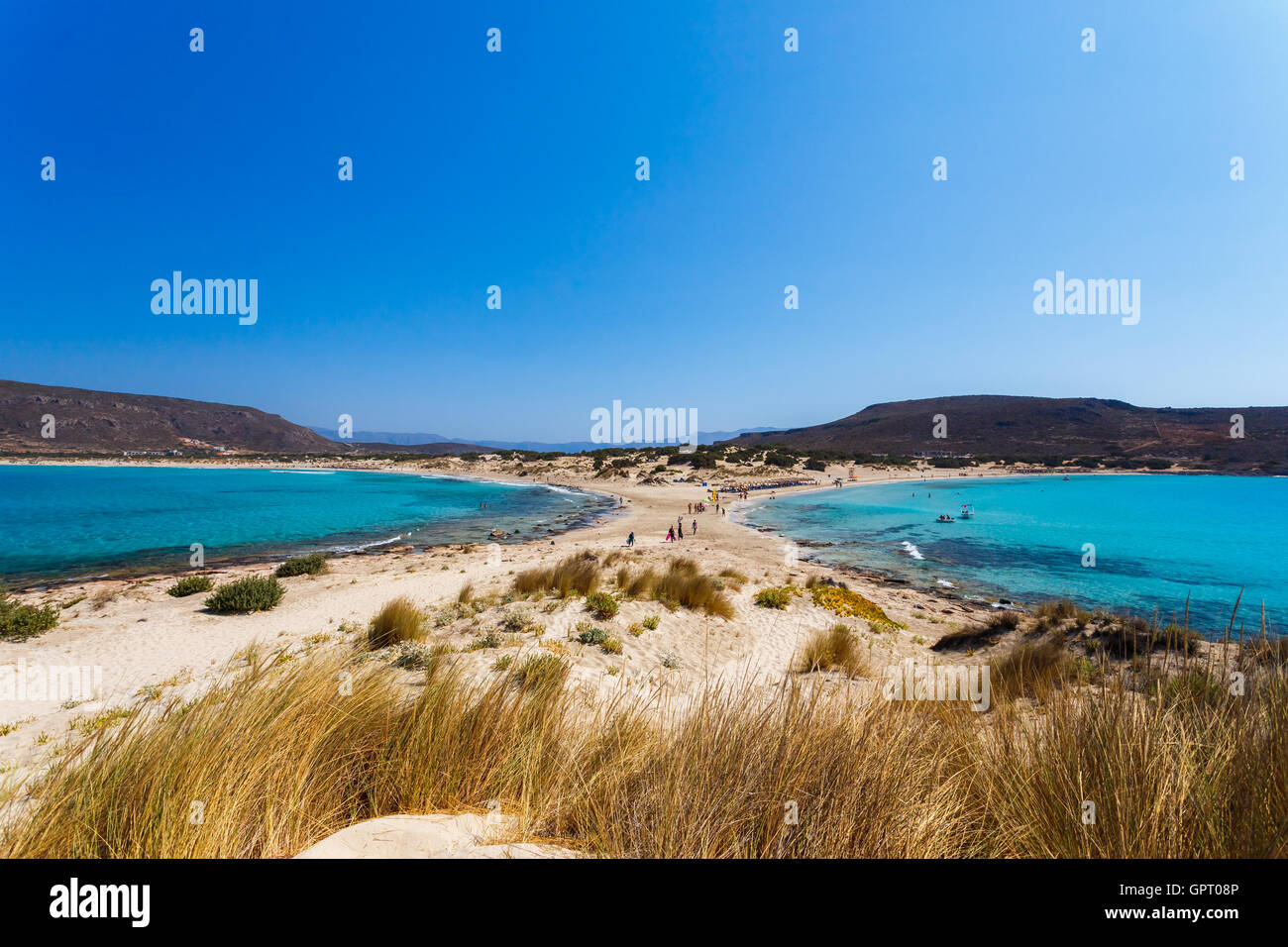Simos beach in Elafonisos island with its idyllic exotic beaches and ...
