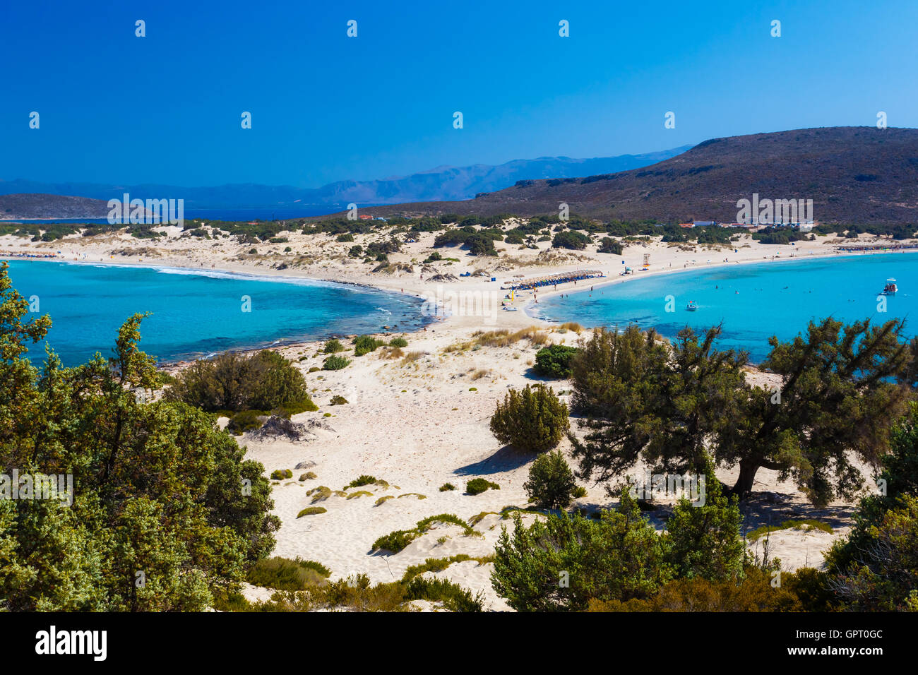 Simos beach in Elafonisos island with its idyllic exotic beaches and ...