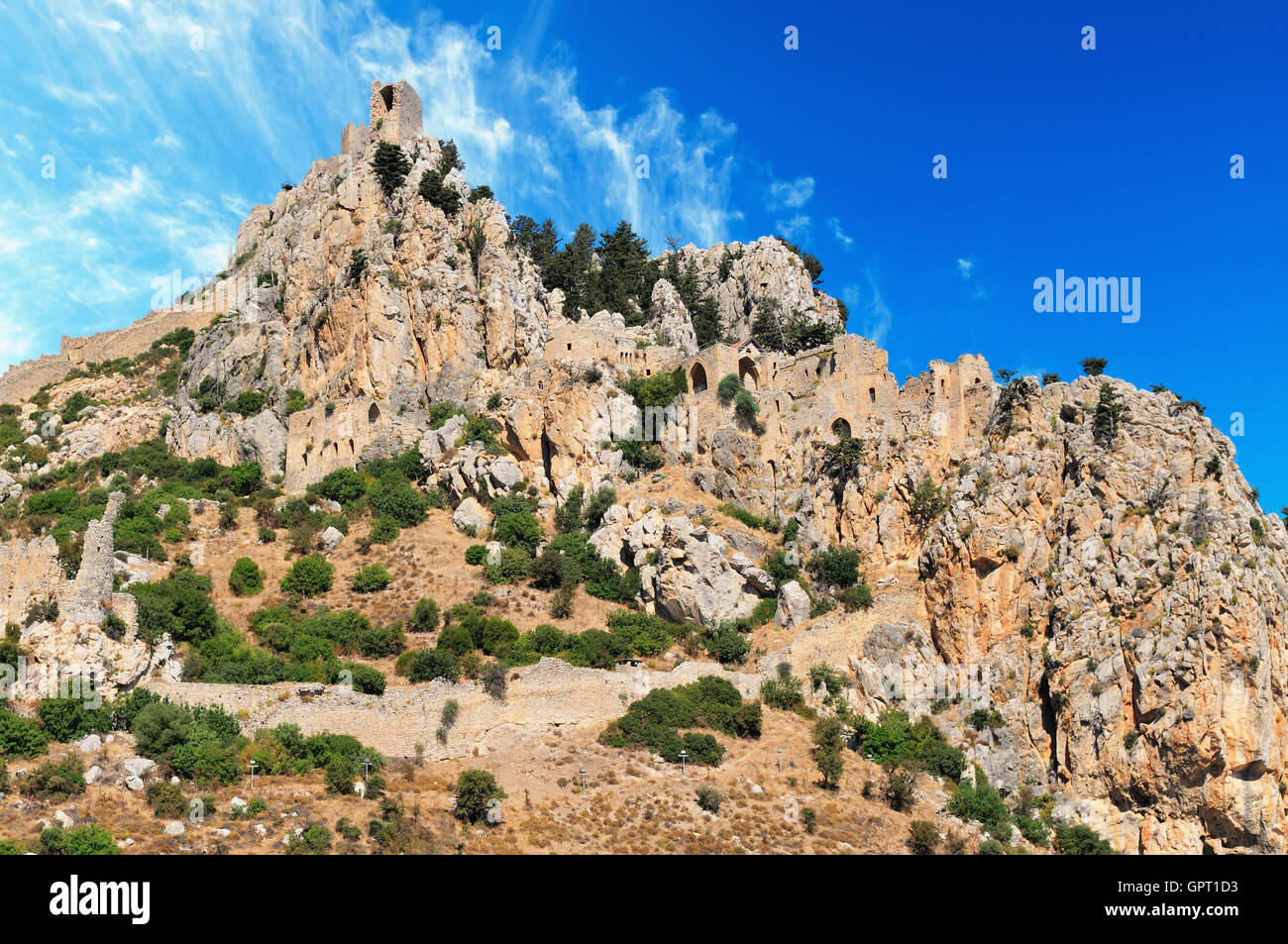 St. hilarion monastery hi-res stock photography and images - Alamy