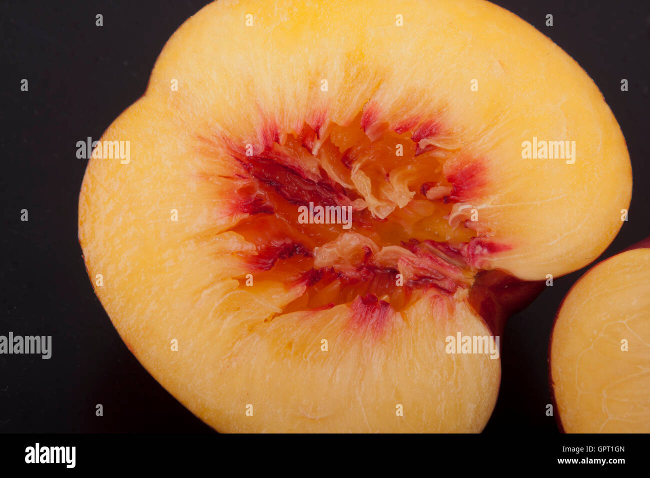 Stoned peach hi-res stock photography and images - Alamy