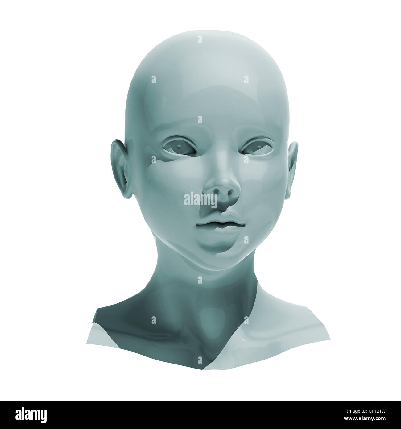 Android head isolated Stock Photo - Alamy