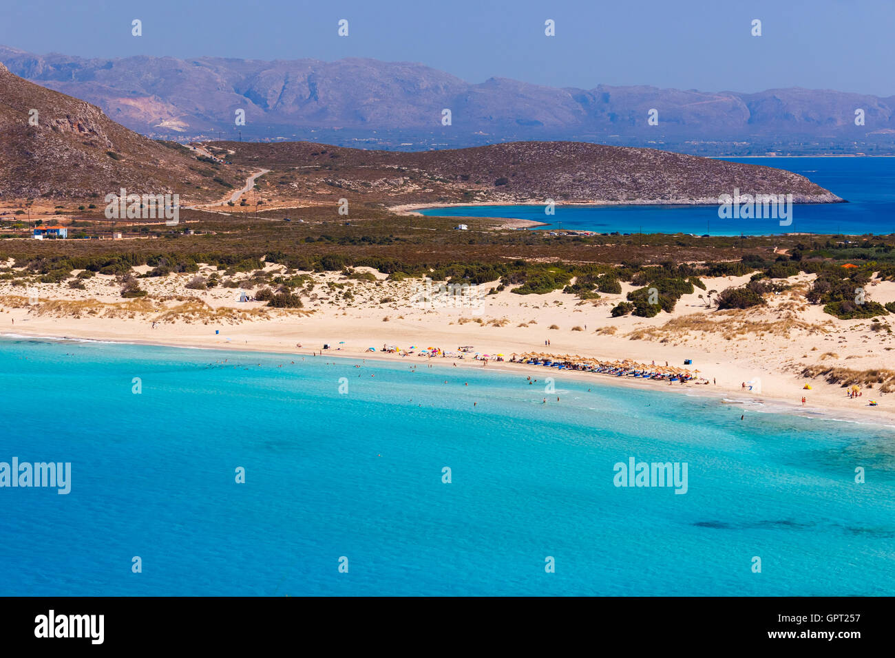 Simos beach in Elafonisos island with its idyllic exotic beaches and ...