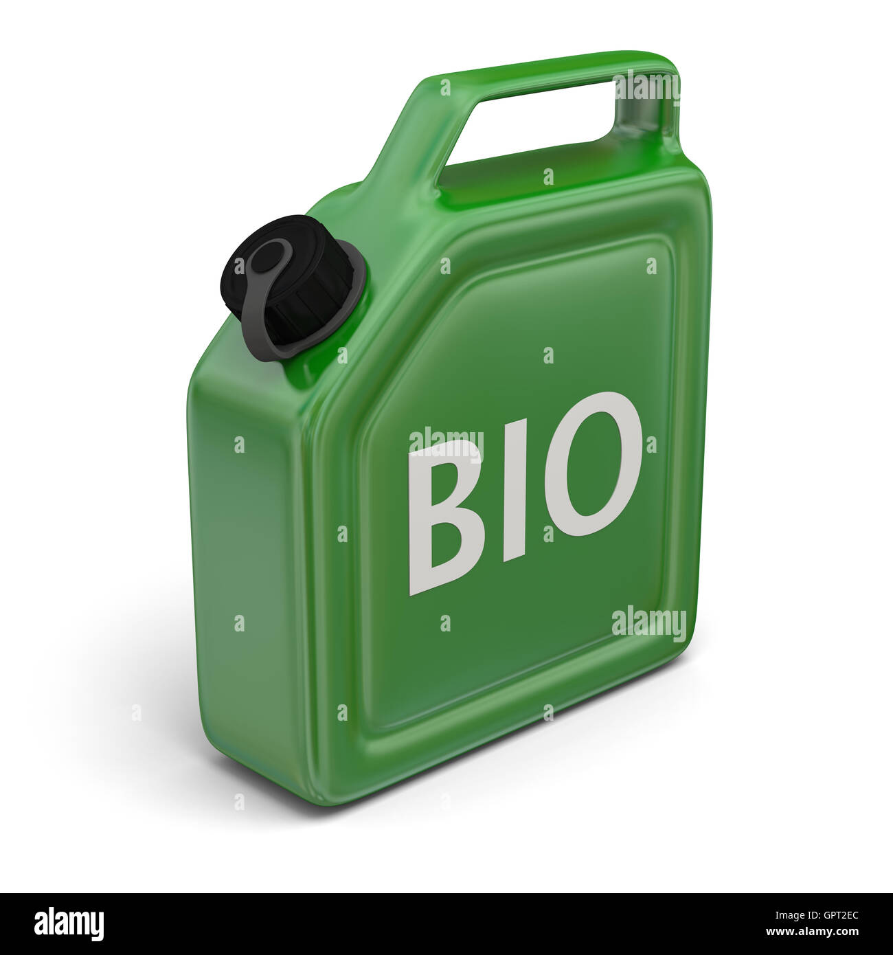 Jerry can with bio fuel Stock Photo - Alamy