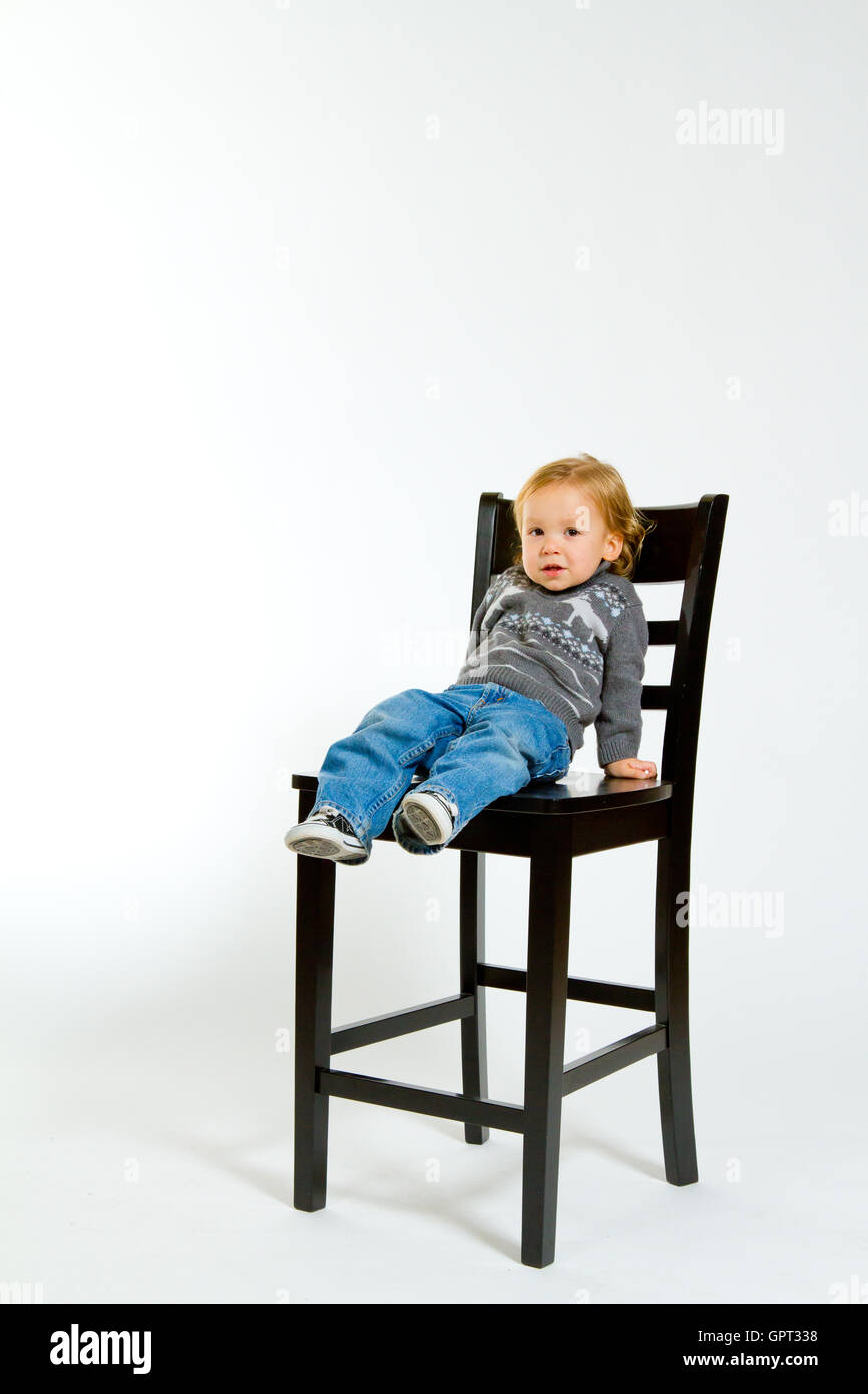 Young Boy Studio Portrait Stock Photo - Alamy