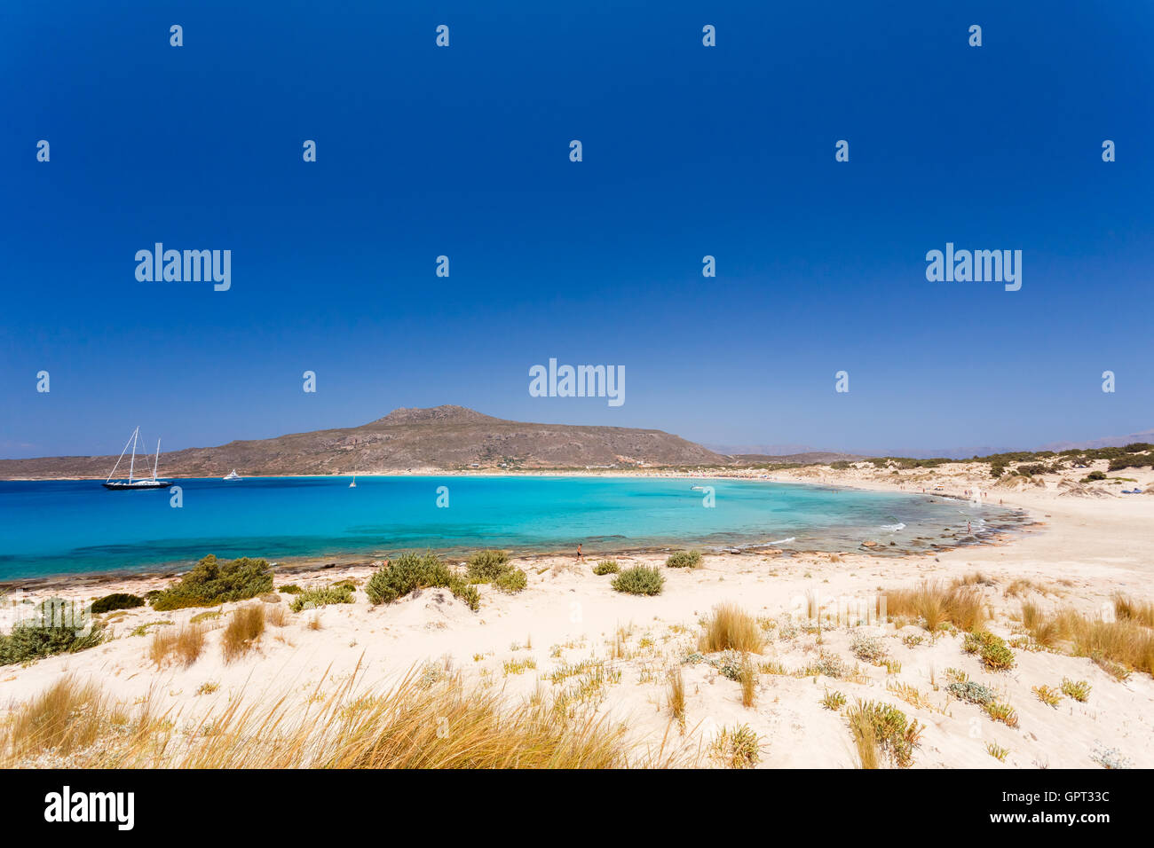 Simos beach in Elafonisos island with its idyllic exotic beaches and ...