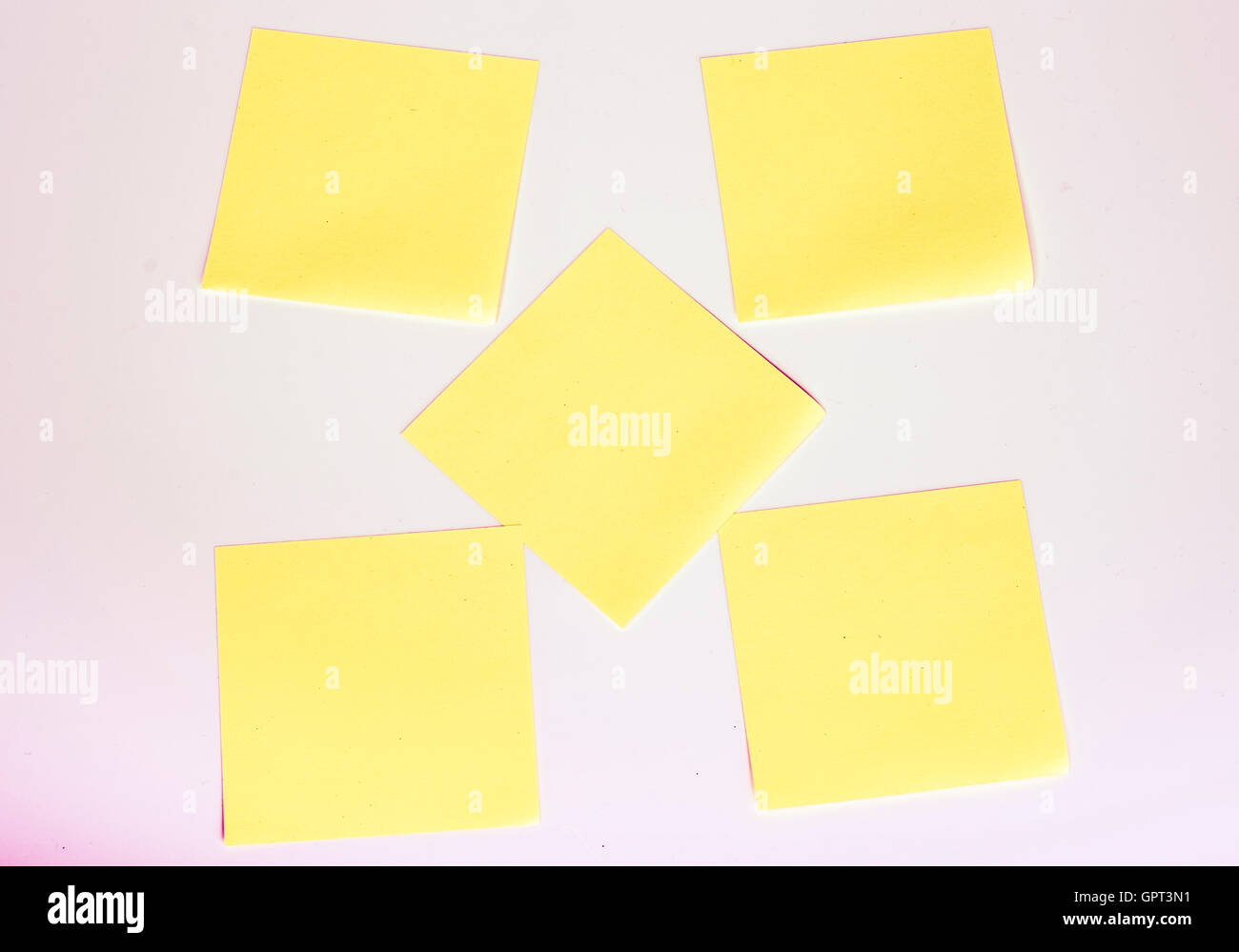 Yellow sticky notes Stock Photo - Alamy