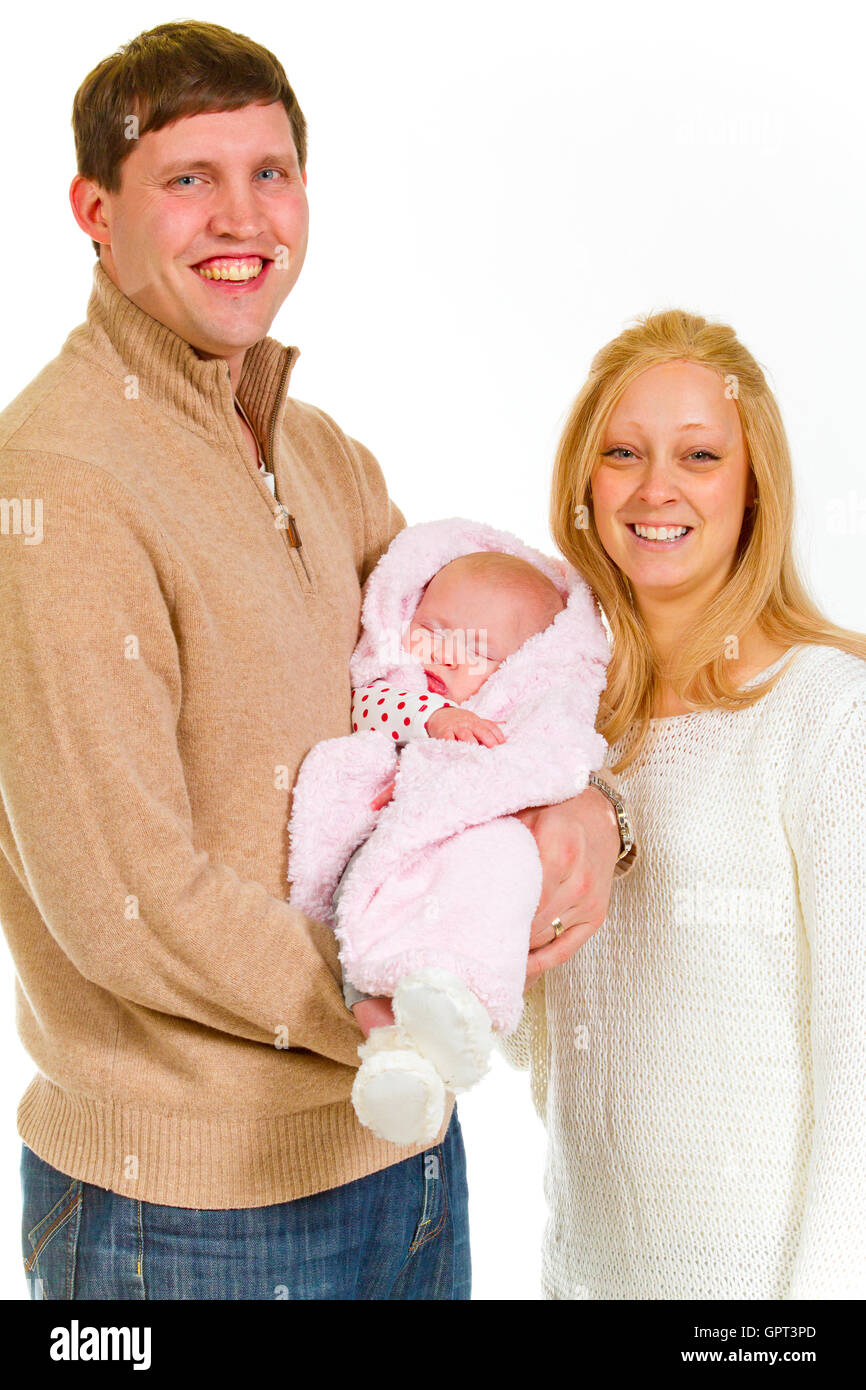 Newborn Baby and Family Stock Photo - Alamy