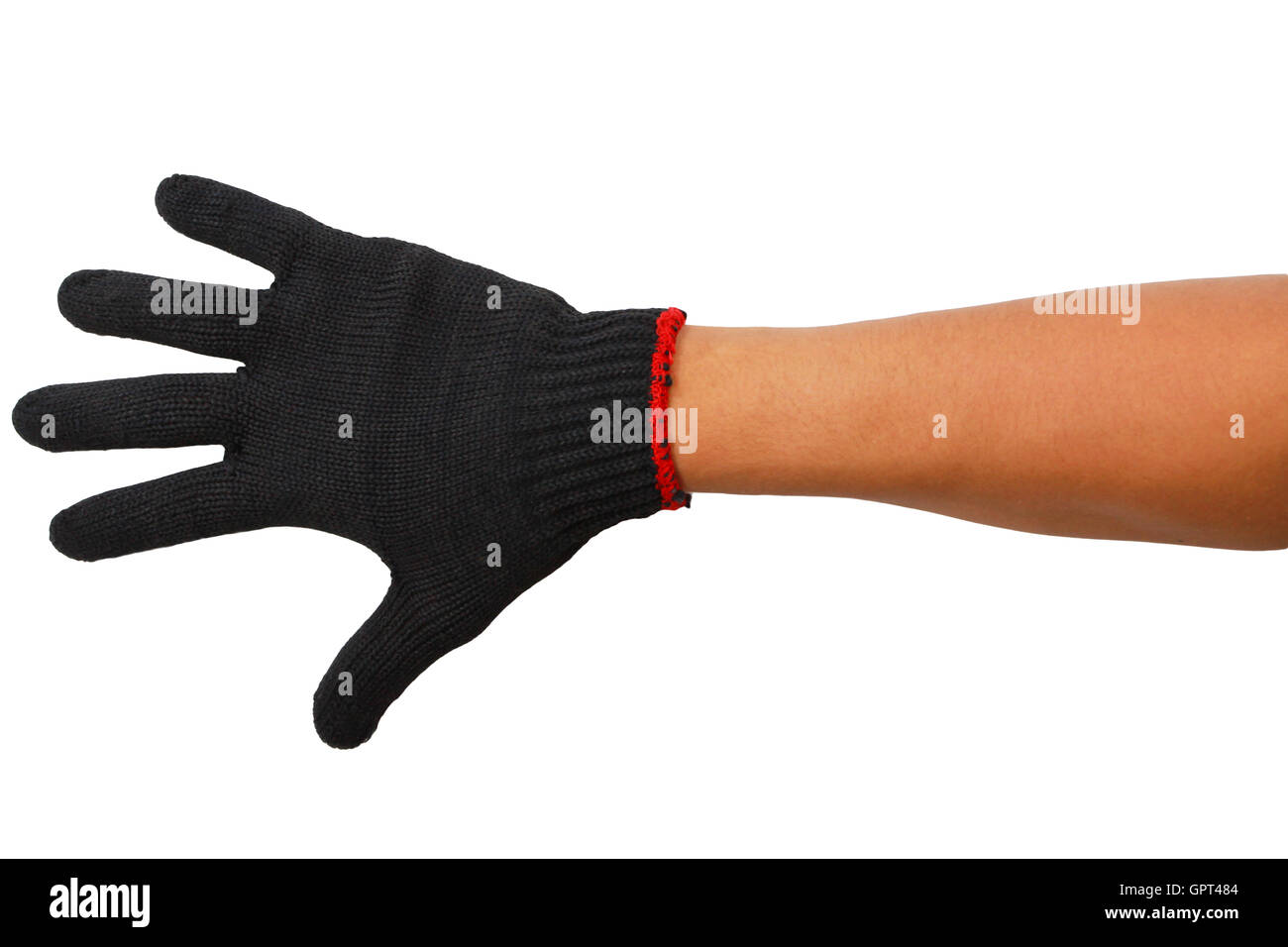 Glove middle finger hand hi-res stock photography and images - Alamy