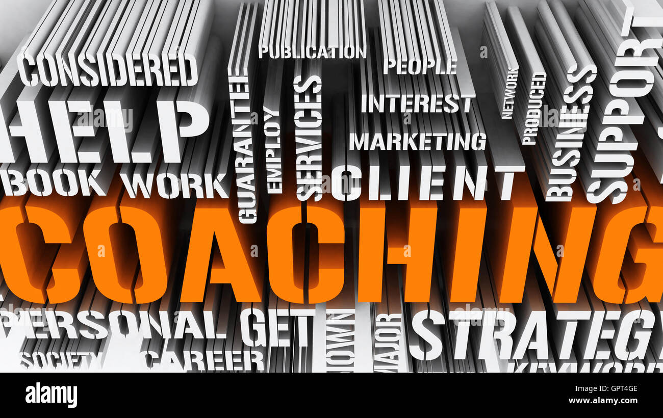 3D Coaching concepts Stock Photo - Alamy