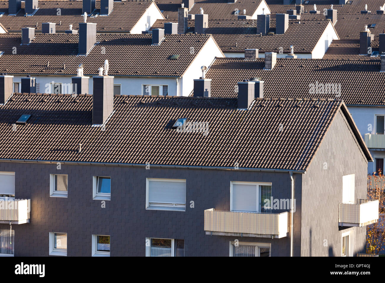 Urban high-density condo building blocks housing Stock Photo - Alamy