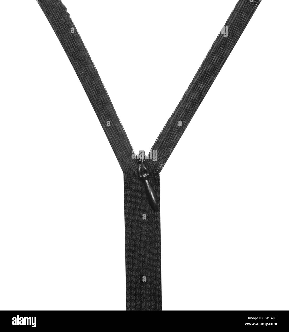 zipper isolated on white Stock Photo - Alamy