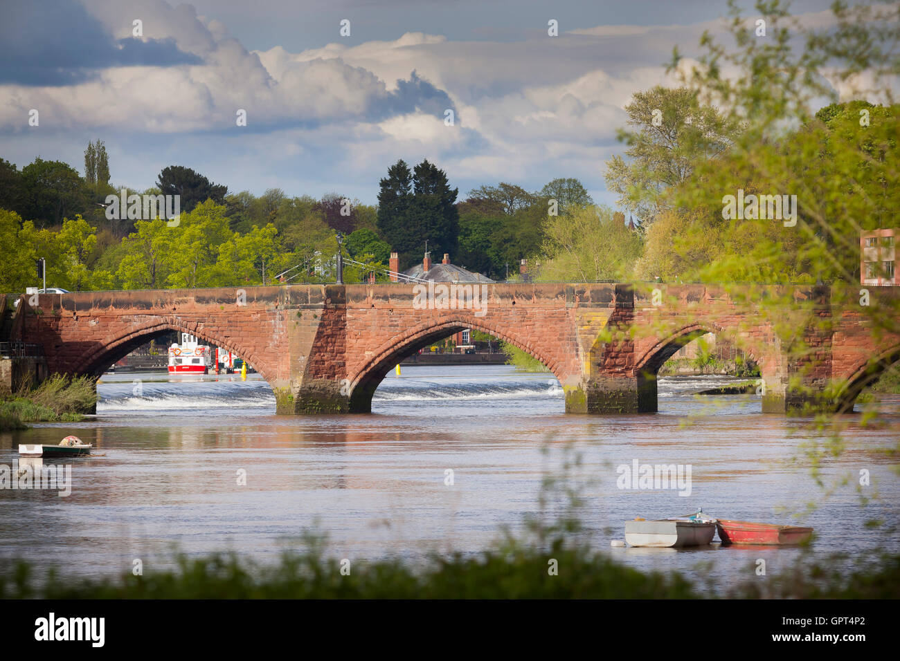 Old Bridge Chester Stock Photo - Alamy