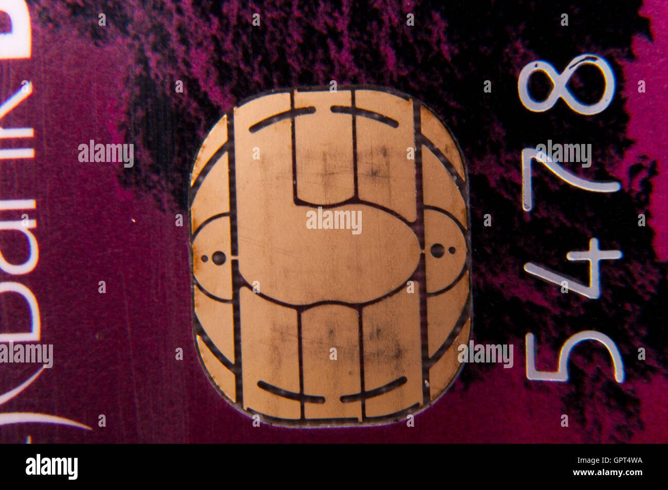 Microchip in Credit Card Stock Photo - Alamy