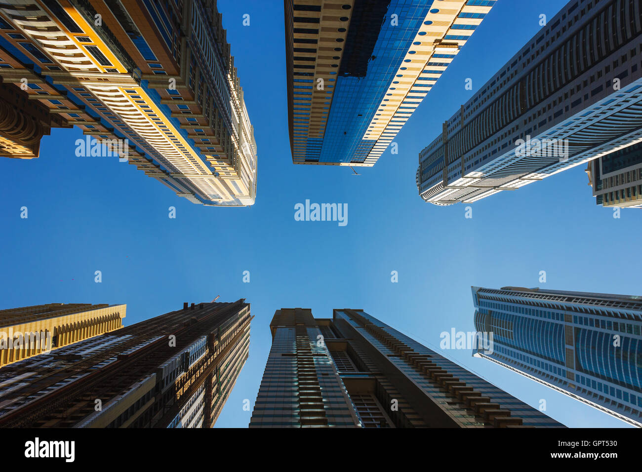 High rise buildings and streets in Dubai, UAE Stock Photo - Alamy