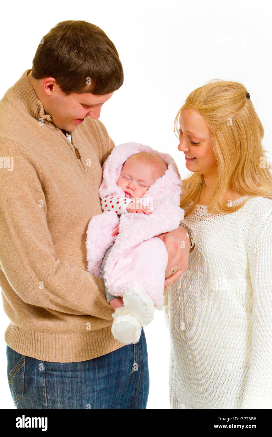 Newborn Baby and Family Stock Photo - Alamy