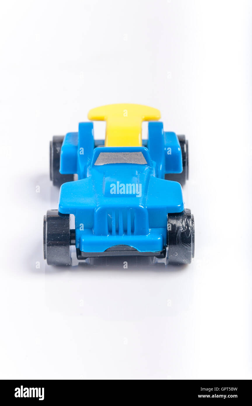 Blue toy car Stock Photo - Alamy