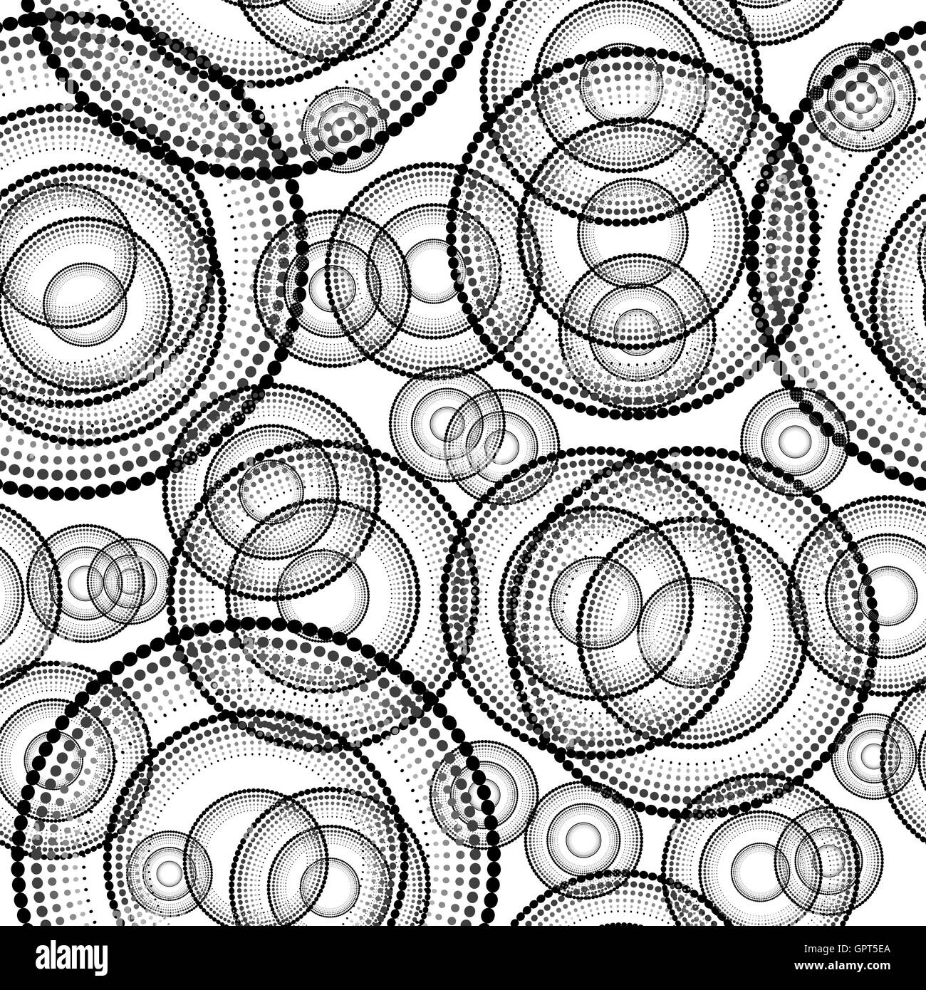 Abstract circles background seamless pattern Stock Photo - Alamy