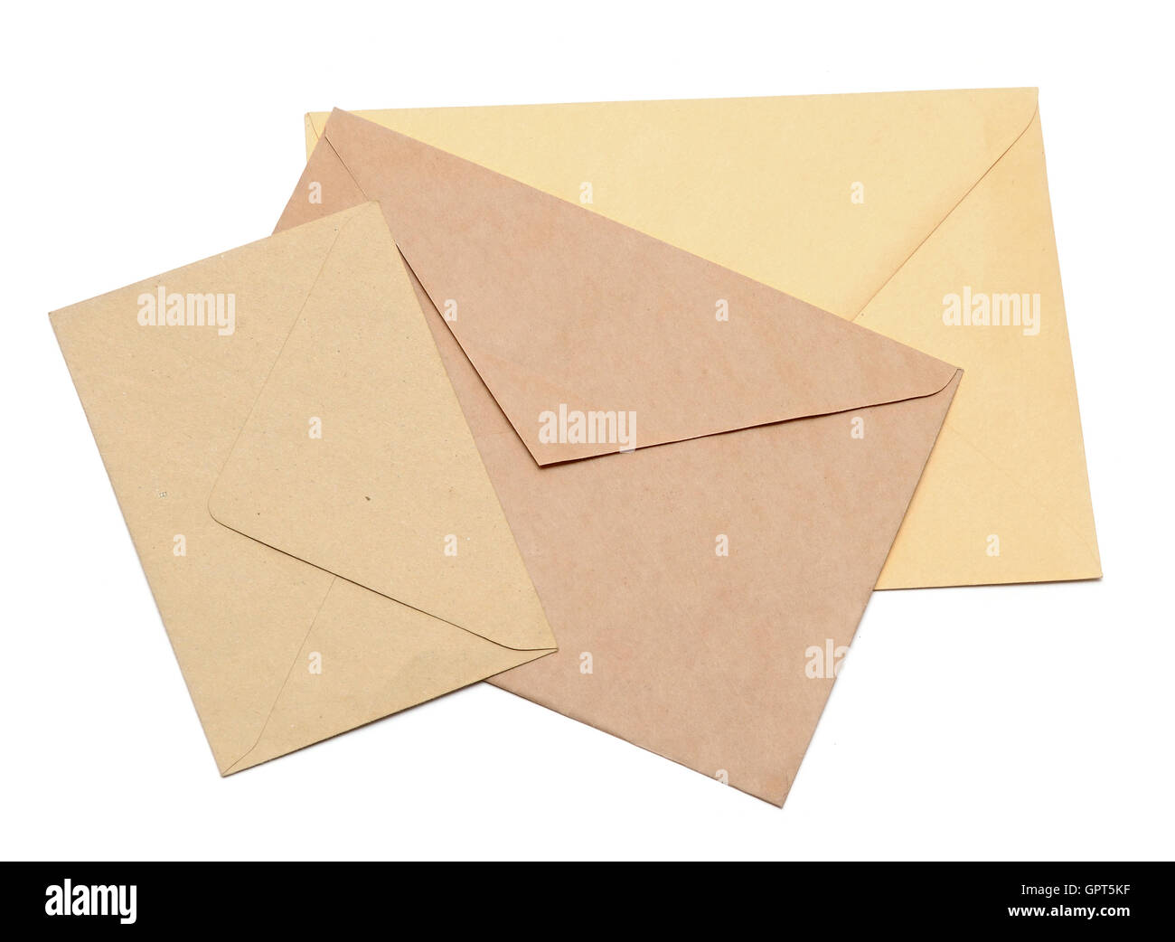 envelopes isolated on white Stock Photo - Alamy
