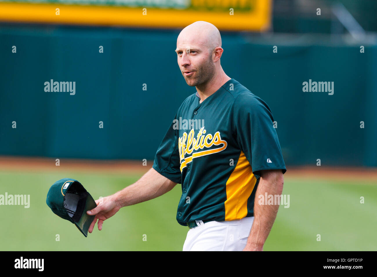 April 1, 2011; Oakland, CA, USA; Oakland Athletics third baseman Kevin ...