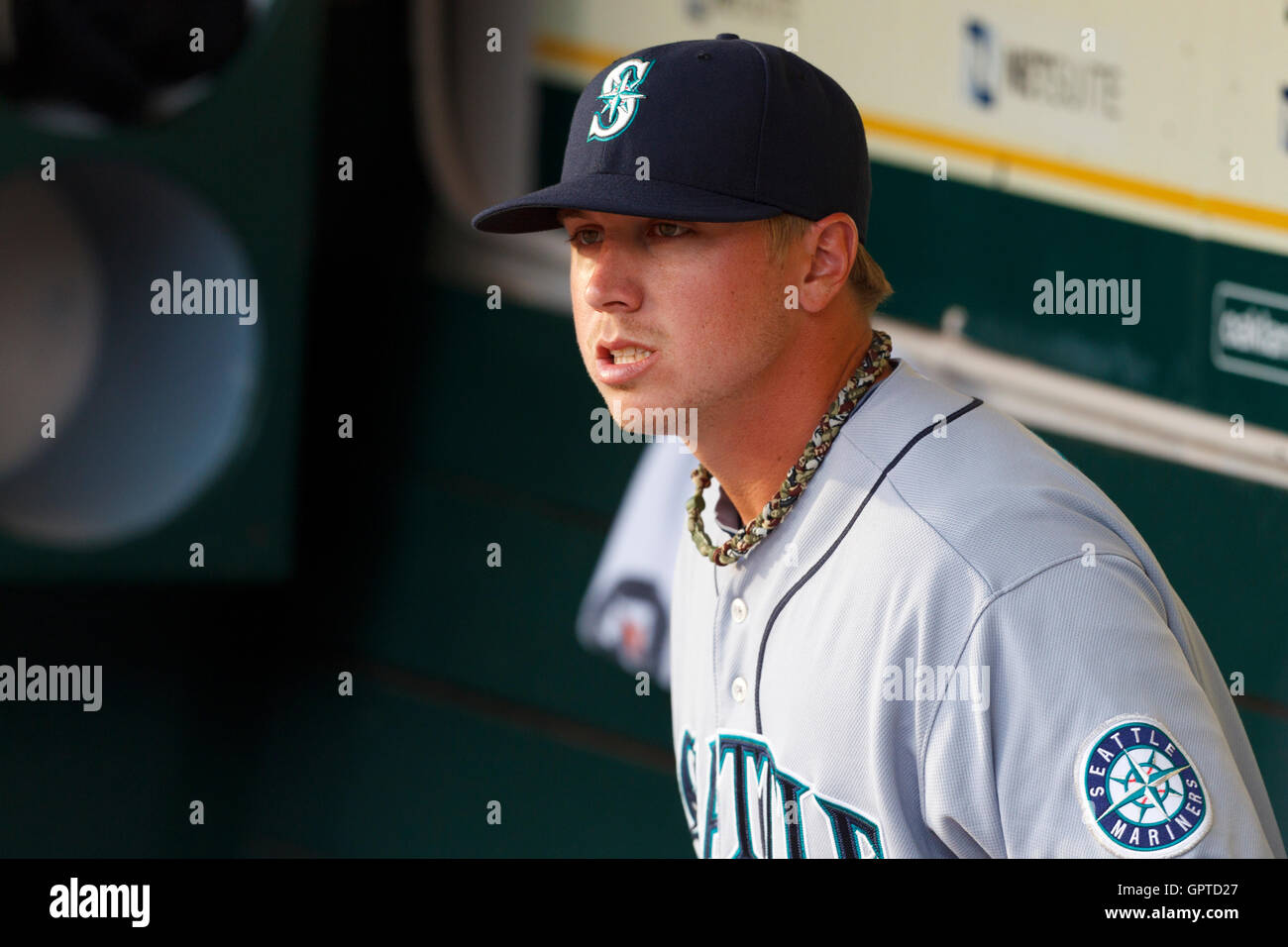 April 1, 2011; Oakland, CA, USA; Seattle Mariners first baseman Justin ...