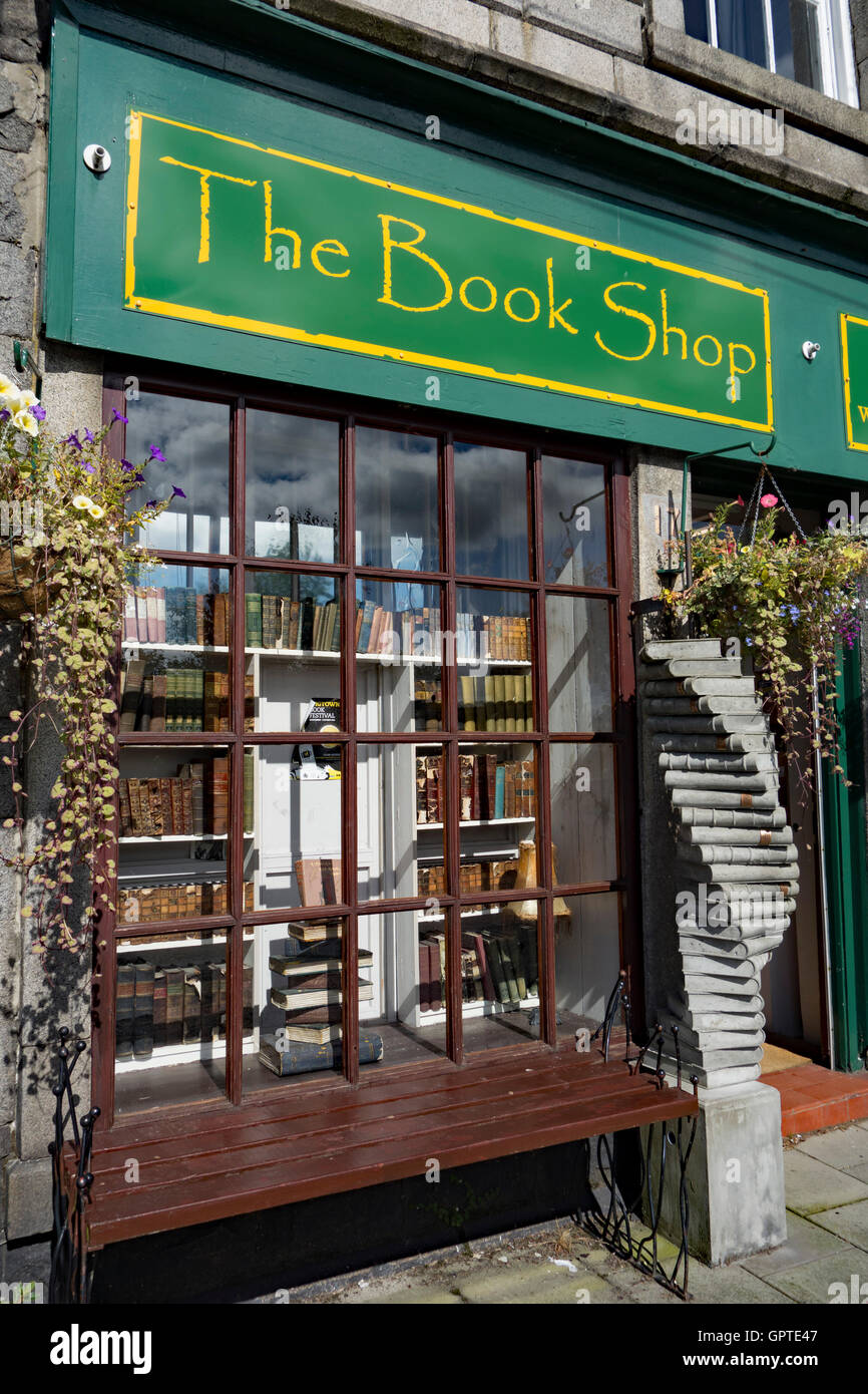 The Book Shop in Wigtown, Dumfries and Galloway, Scotland. Wigtown is ...