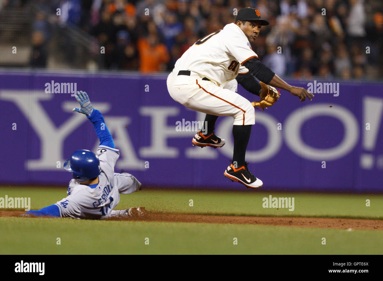 April 11, 2011; San Francisco, CA, USA; San Francisco Giants shortstop ...