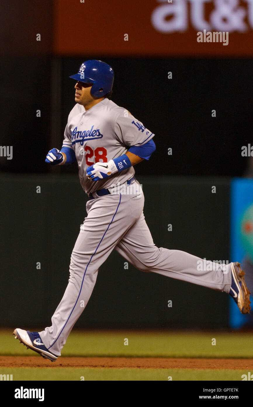 April 11, 2011; San Francisco, CA, USA; Los Angeles Dodgers catcher Rod ...