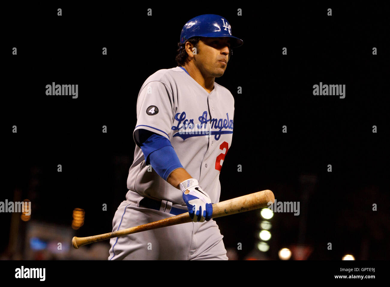 April 11, 2011; San Francisco, CA, USA; Los Angeles Dodgers catcher Rod ...