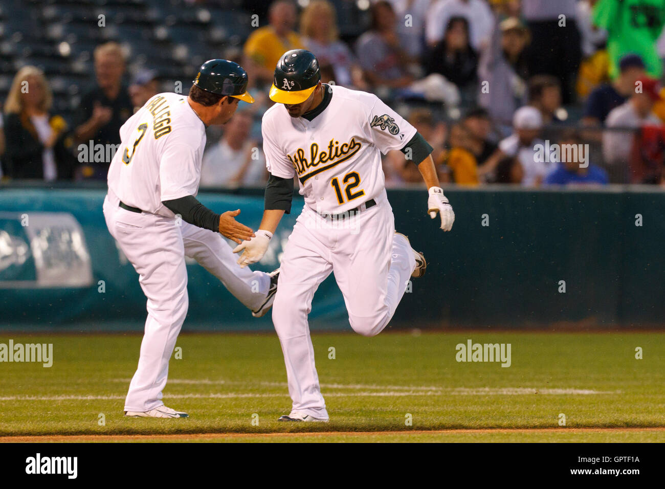 May 4, 2011; Oakland, CA, USA; Oakland Athletics right fielder David ...