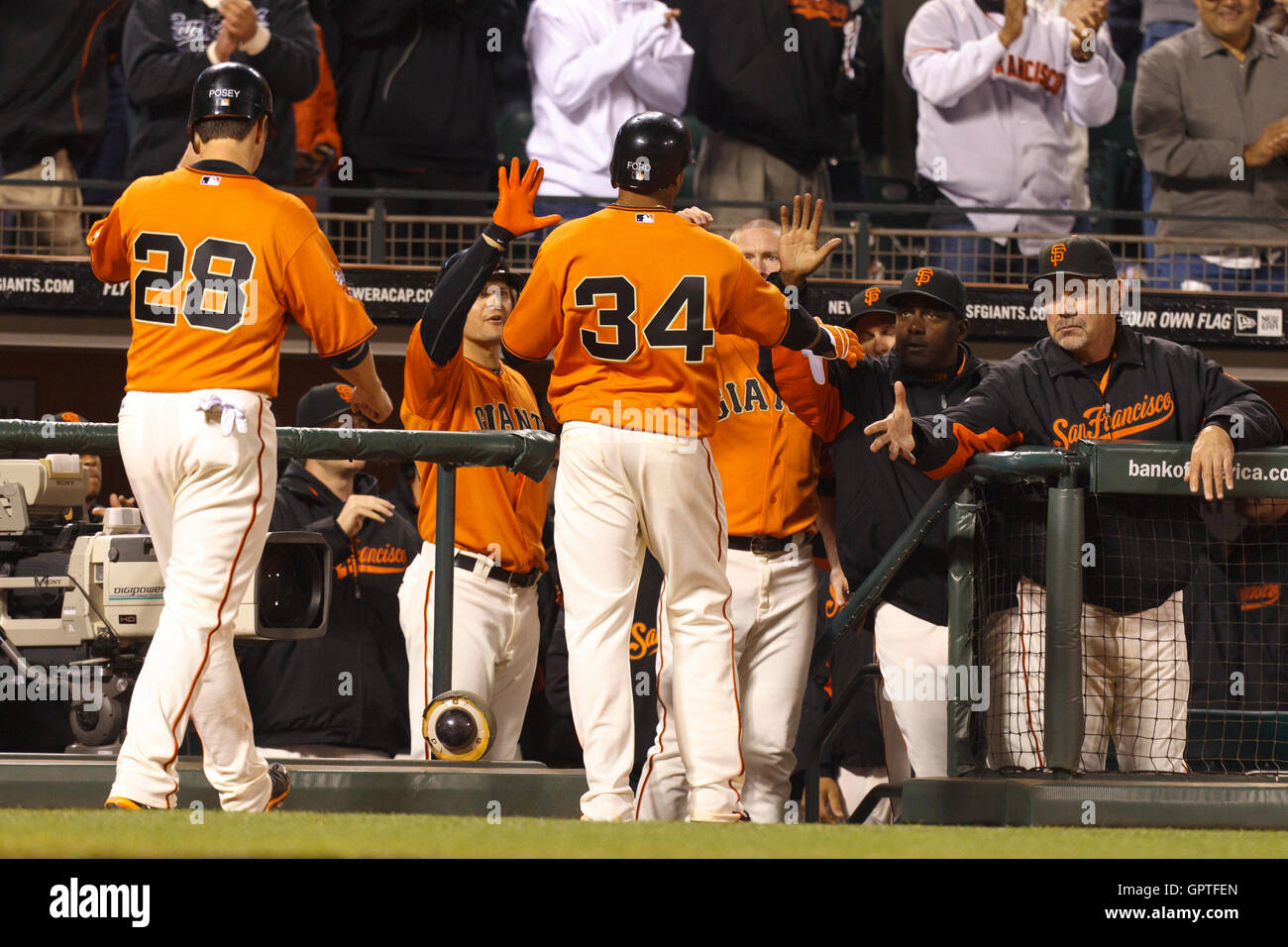 May 6, 2011; San Francisco, CA, USA; San Francisco Giants catcher ...