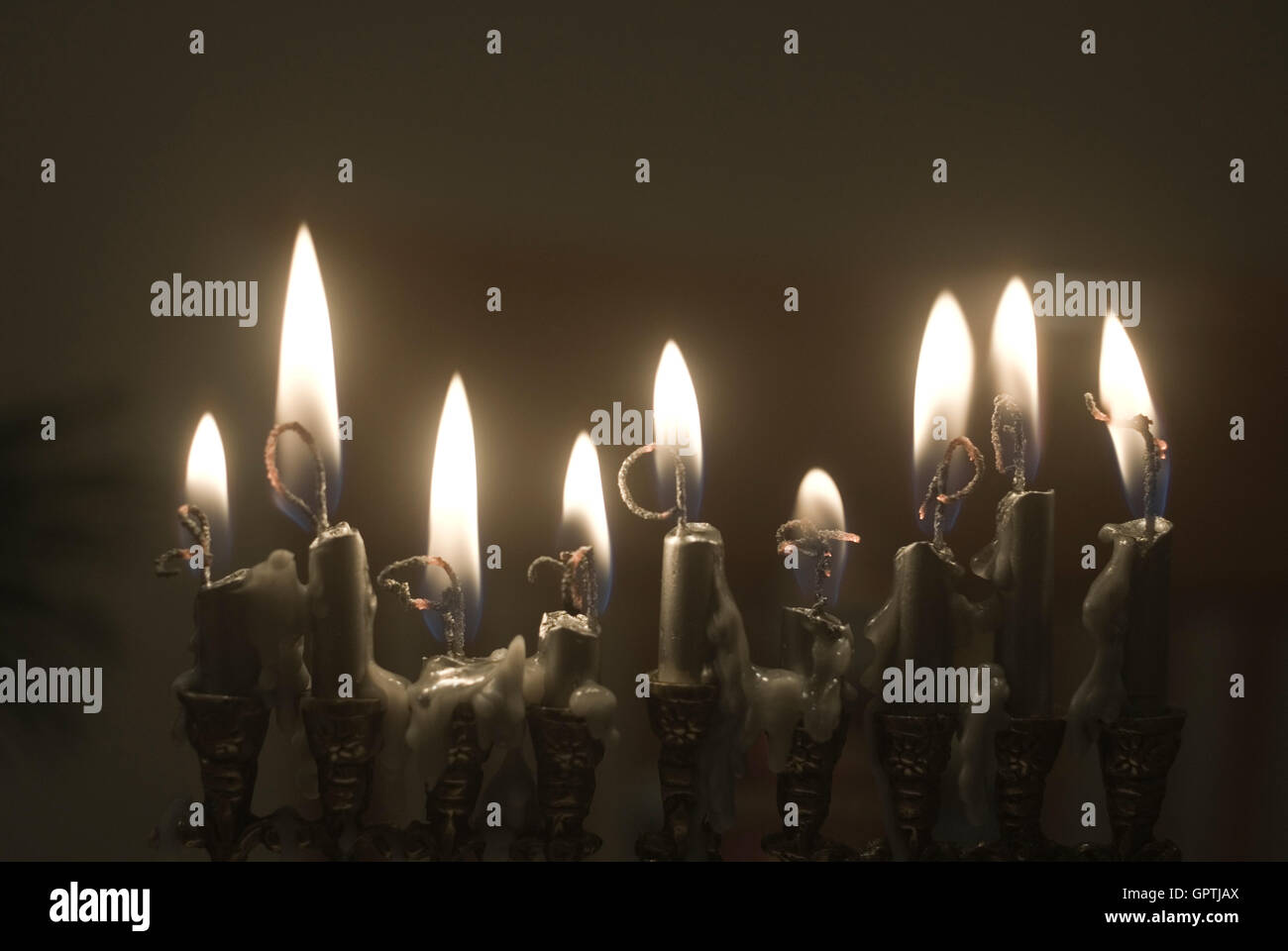 Hanukkah comes to an end Stock Photo - Alamy