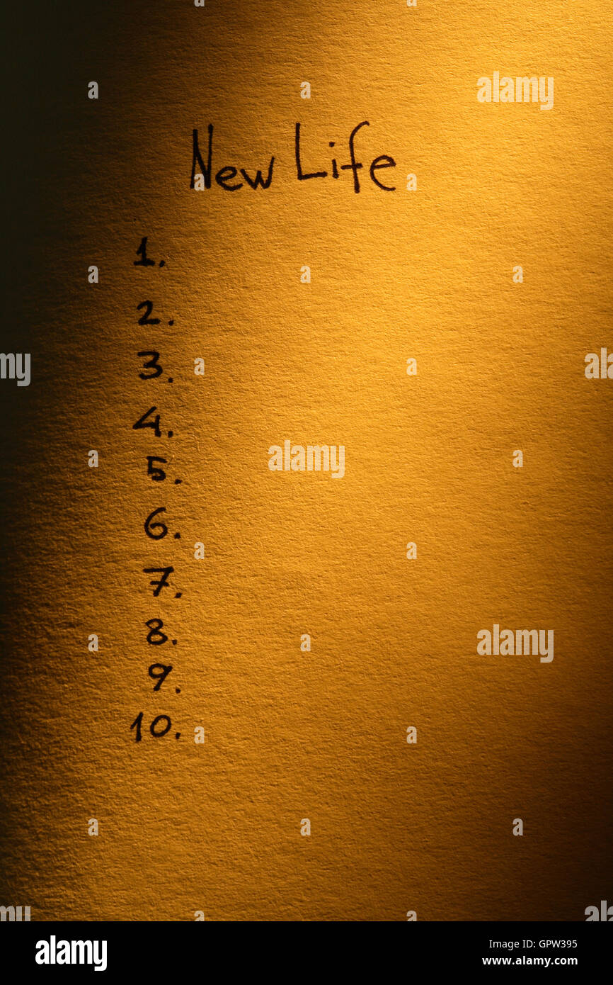 New Life Planning Stock Photo - Alamy